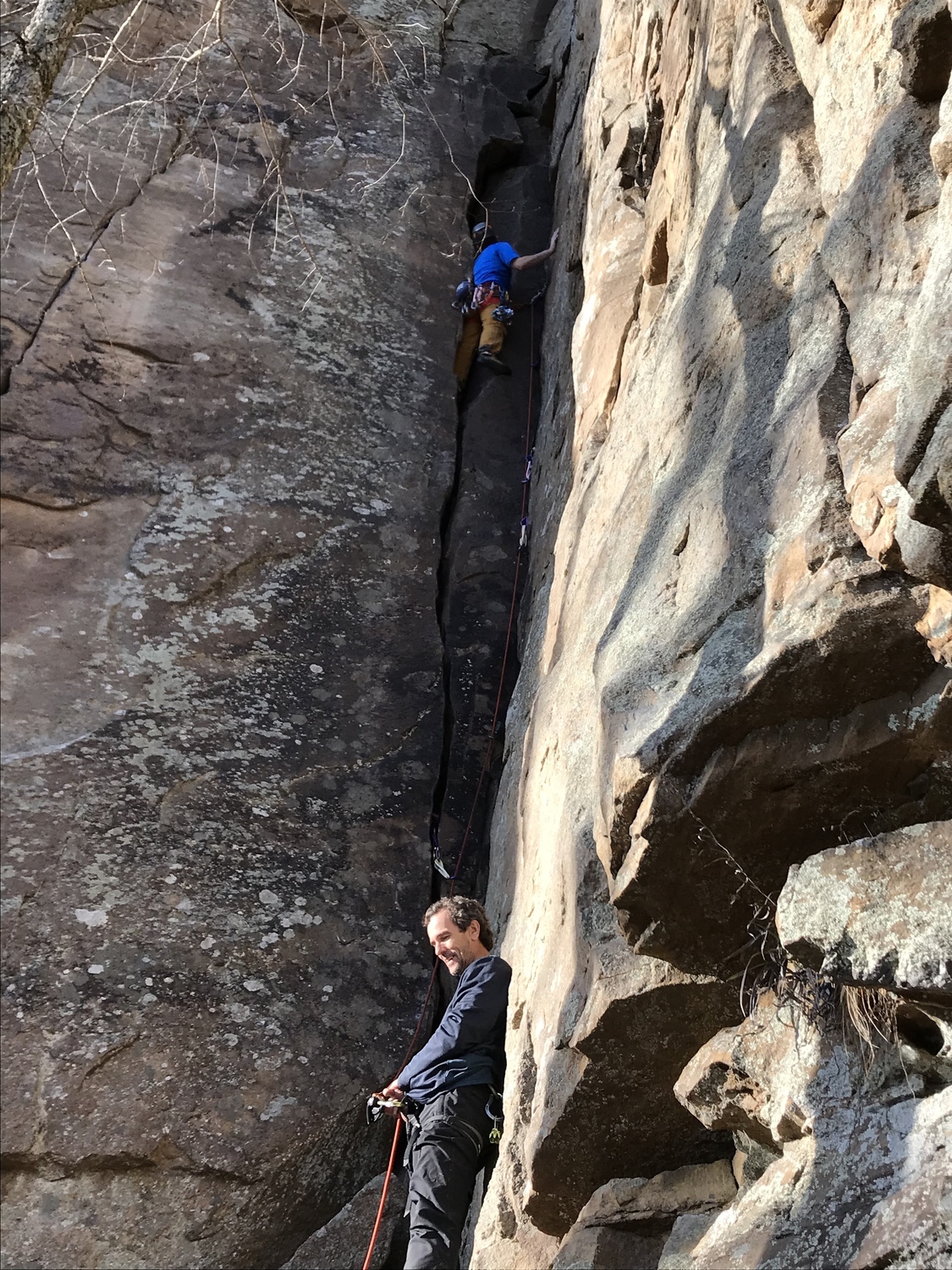 I am never a fan of offwidth climbing. But this was pretty fun. Great ...