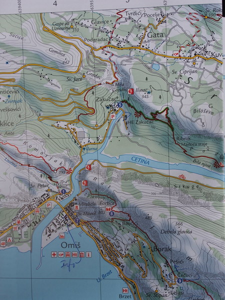 Omis area map