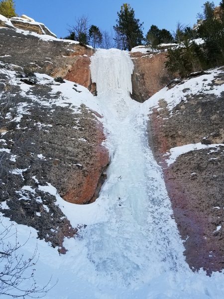 Climbing in The Waterfall Walls, Ten Sleep Canyon