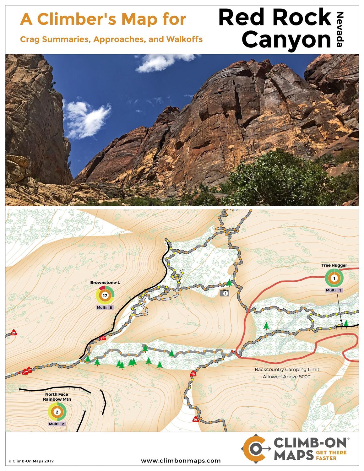 Red Rock Climb-On Map