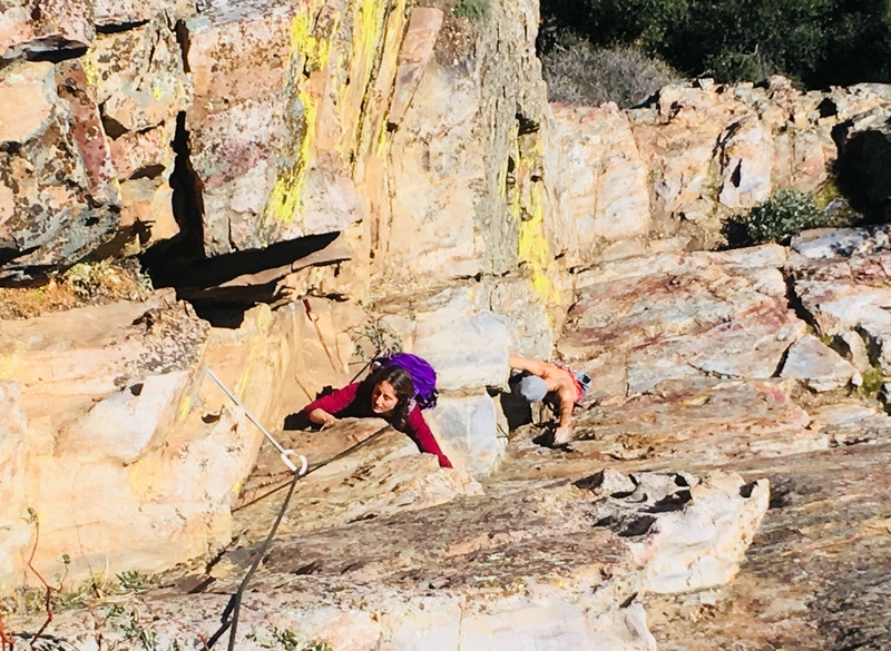 Rock Climb Lunch Bucket Ledge, Sequoia & Kings Canyon NP