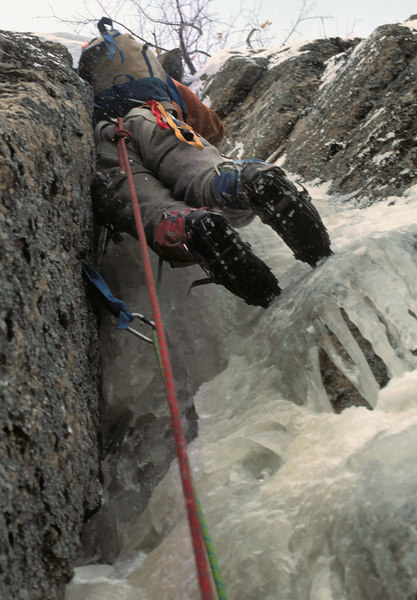 Rainsford Rouner leading the last pitch of Remission on the FWA in Jan 1976