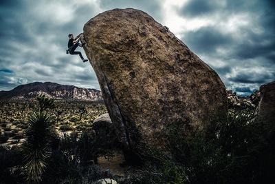 Climb White Rastafarian, Joshua Tree National Park