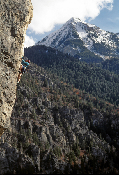 Rock Climbing in The Hideaway, American Fork Canyon