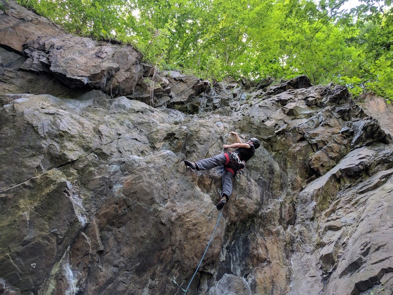 Rock Climb Monkey Girl, Birdsboro Quarry