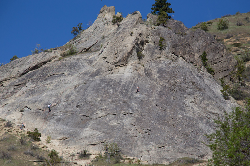 Rock Climbing in Sunset Slab, Central-East Cascades, Wenatchee ...