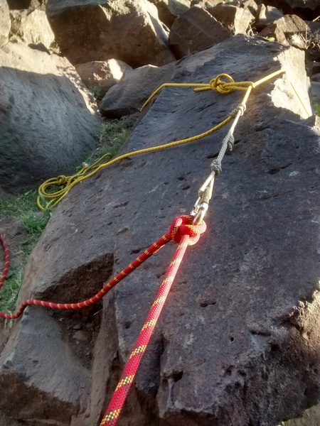 Anchor for a light belayer