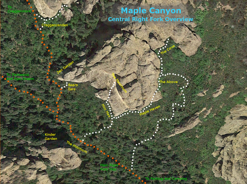 Rock Climbing in The Maximum, Maple Canyon