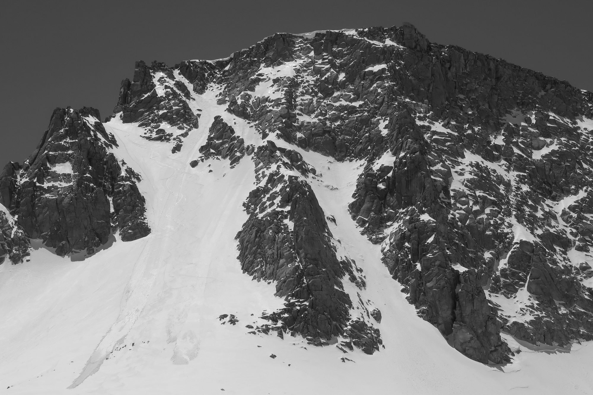 Mt. Darwin N Face, spring conditions (early May)