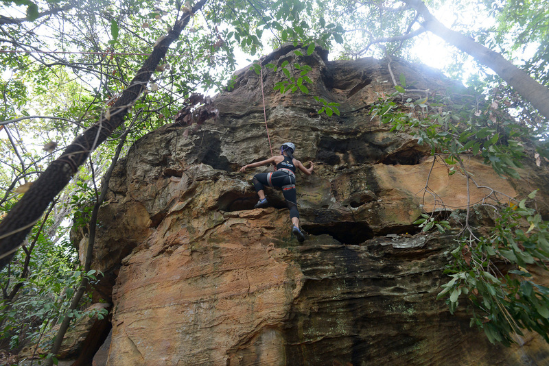 Rock Climbing in The Hulk, Thailand