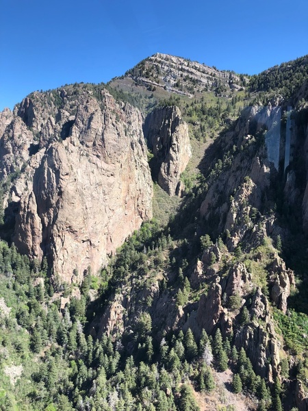 Rock Climbing in Block Ridge, Sandia Mountains