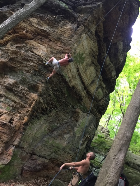 Rock Climb The Arete, Northeast Ohio