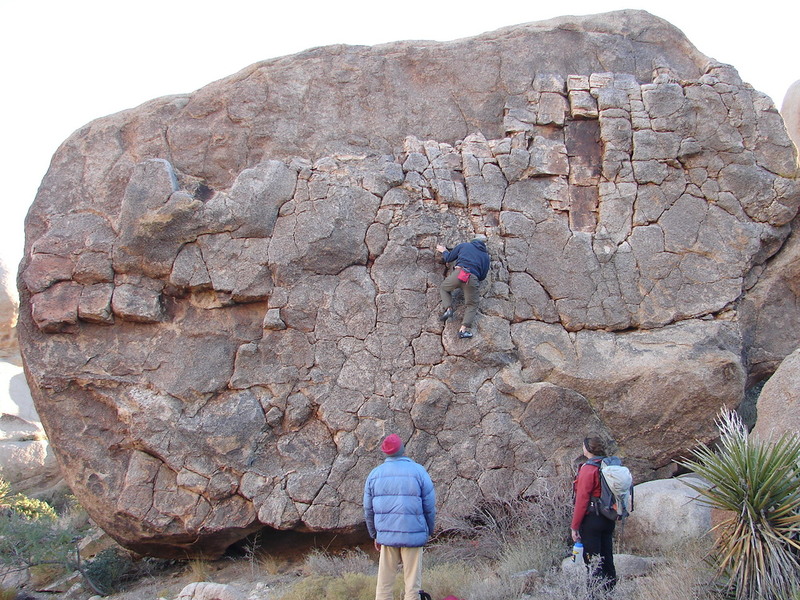Rock Climbing in The Wedge, Joshua Tree National Park
