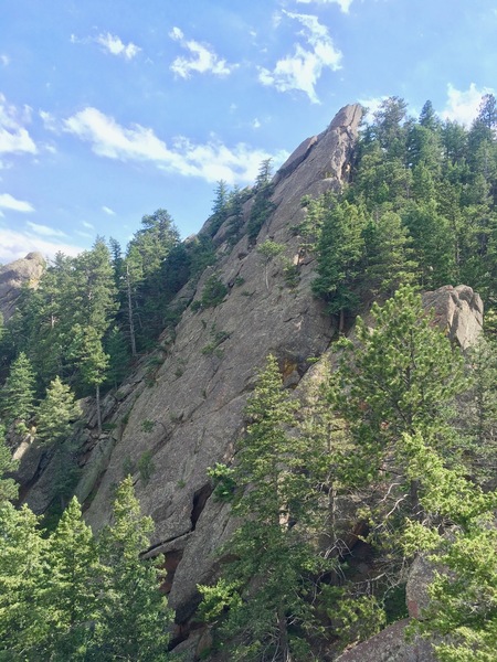 Rock Climbing in Dum, Flatirons