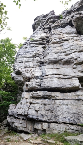 Rock Climb White Arete, Annapolis Rock