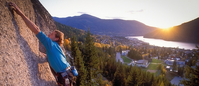 Rock Climbing in Nelson, British Columbia