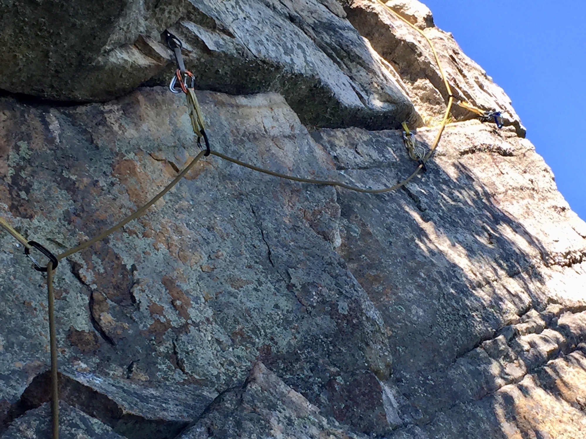 This is the perfect example by Dan Jump of how to protect the traverse ...