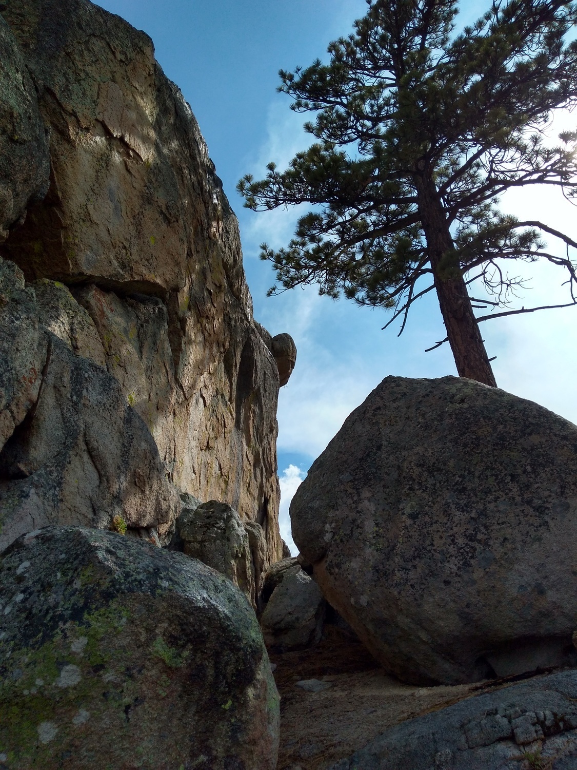 The Sushi Bar from the trail, Holcomb Valley Pinnacles