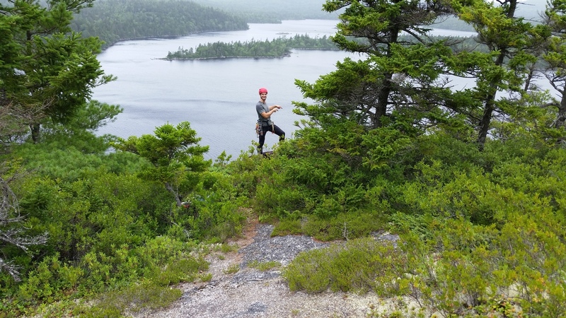 Rock Climb Skinny Dipping, Nova Scotia