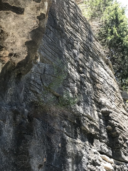 Climbing in Lake Eucha, Lake Eucha
