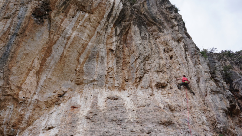 Rock Climb Limestone Lanes, Southern Arizona