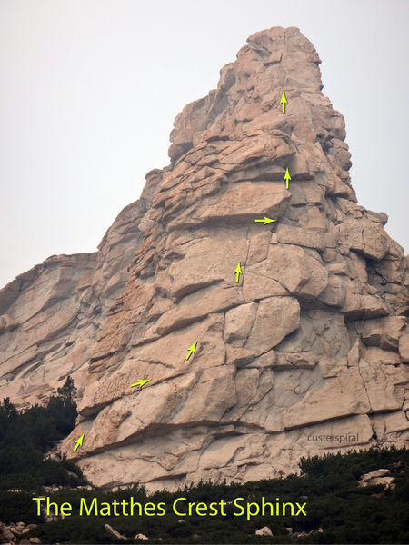 Rock Climb The Matthes Crest Sphinx, Yosemite National Park