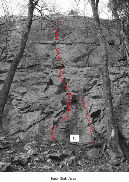 Rock Climb 15 Easy Slab Variations, Upper Peninsula