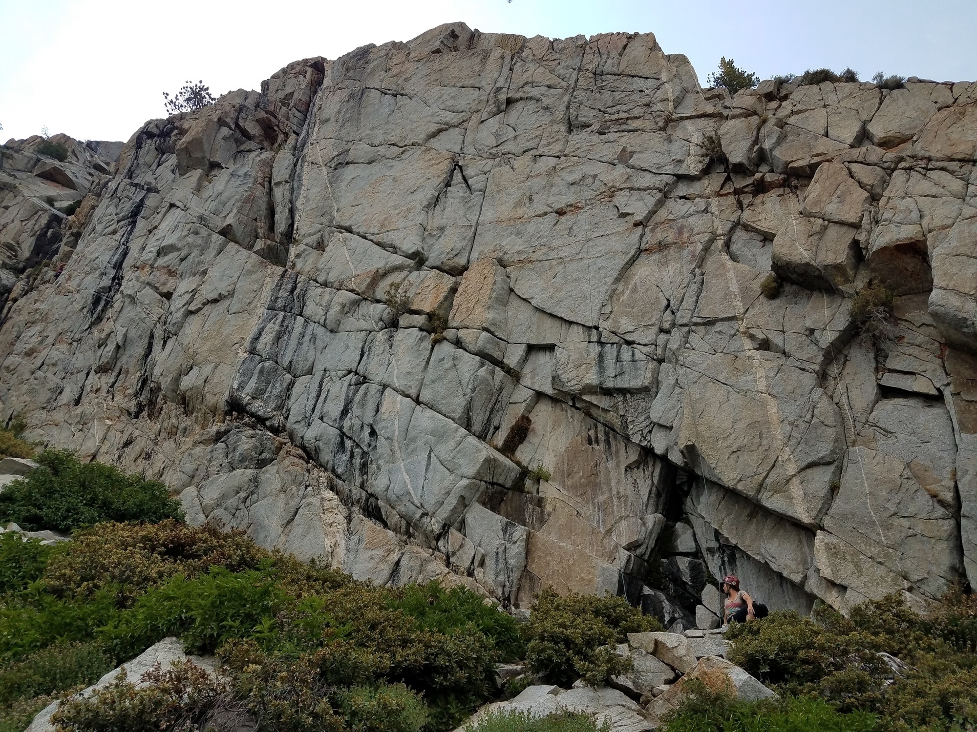 Lower section of the East Face of the Dike Wall