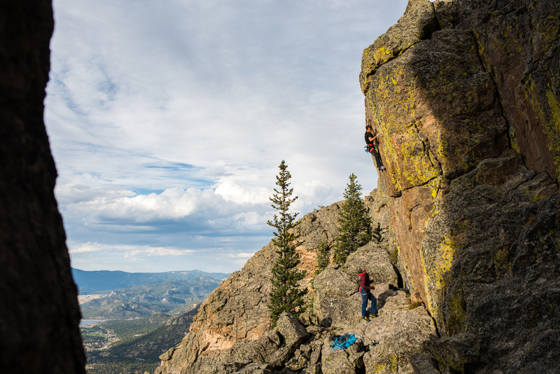 Rock Climb Mahogany Swirl, Estes Park Valley