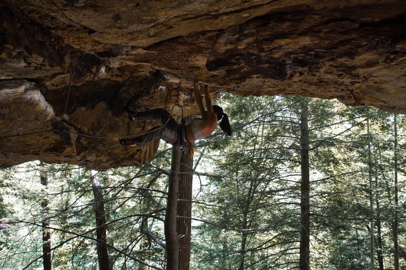 Rock Climbing in Stephen King Library, Obed & Clear Creek