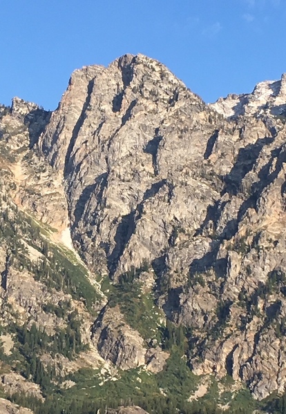 Rock Climb Reticent Wall, Grand Teton National Park