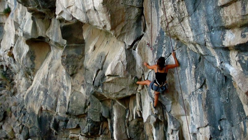 Rock Climbing in Lower Ledge, East Idaho