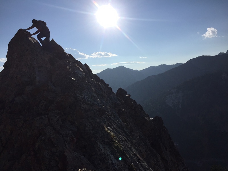 Josh Allred working the Ridge!