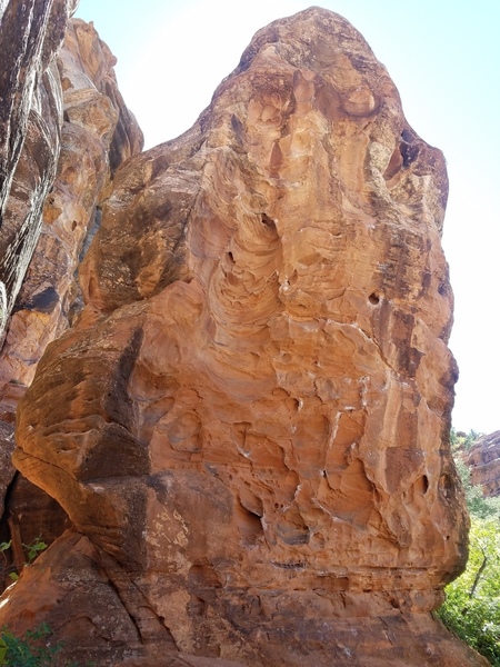Rock Climbing in Mutton Block, Southwest Utah