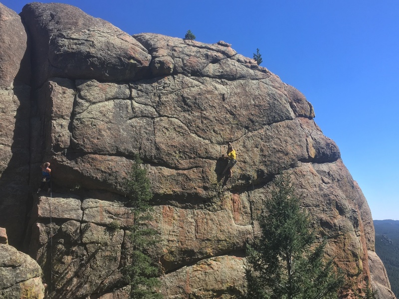 Rock Climb Demons & Wizards, South Platte