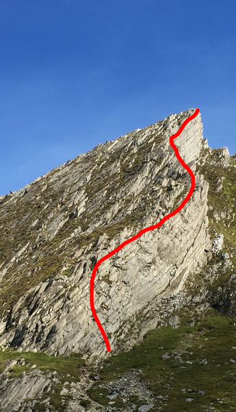 Rock Climb Cneifion Arete, United Kingdom