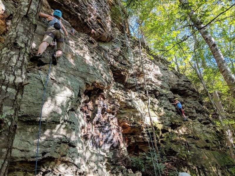 Rock Climb Castle Awed, Red River Gorge