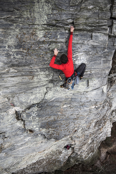 Rock Climb Blue Chock, Moore's Wall
