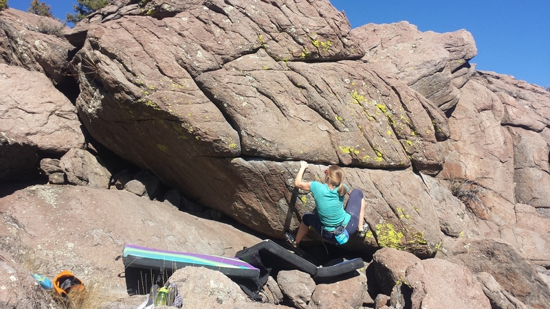 Climbing in Altitude Boulder, Southwest Region