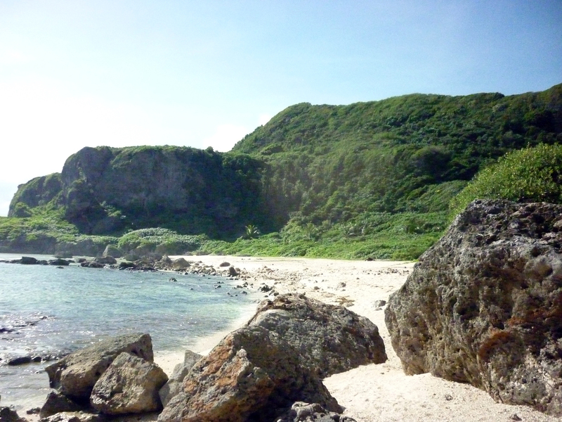 Rock Climbing in Taga'chang Beach, Guam