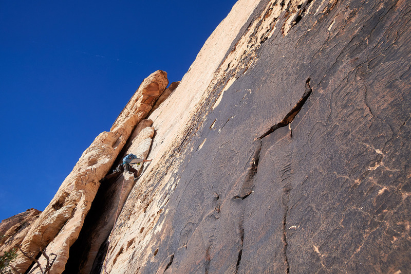 Pitch 2, Solar Slab, Red Rocks. Photo by JH.