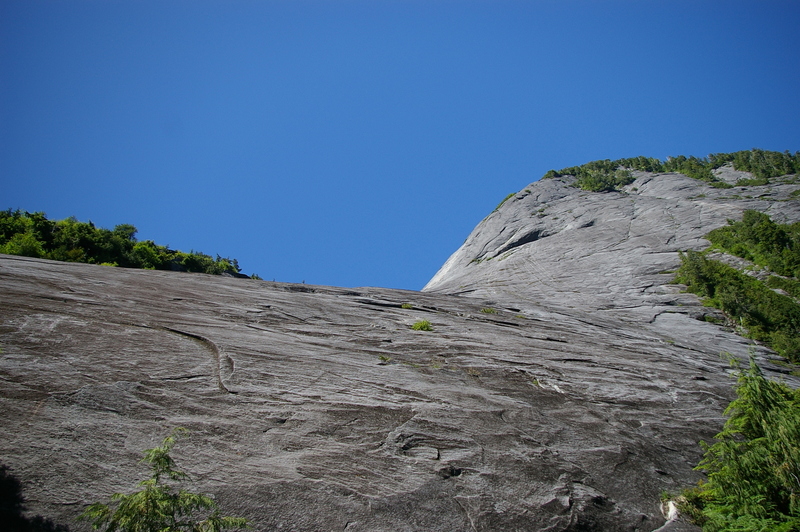 Rock Climbing in Nomash Slab, British Columbia