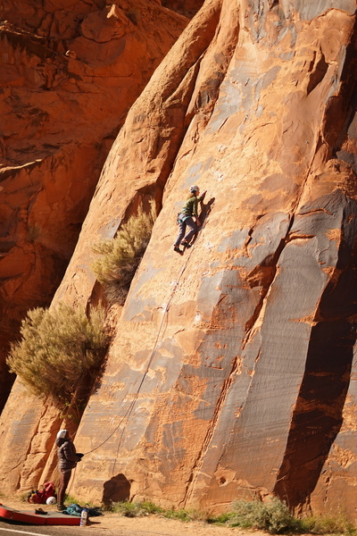 Rock Climb Jacob's Ladder, Southeast Utah