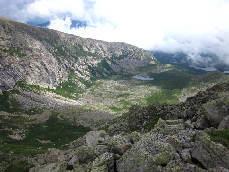 North Basin mid summer from the Hamlin Trail. Looks nice then but 30 ...