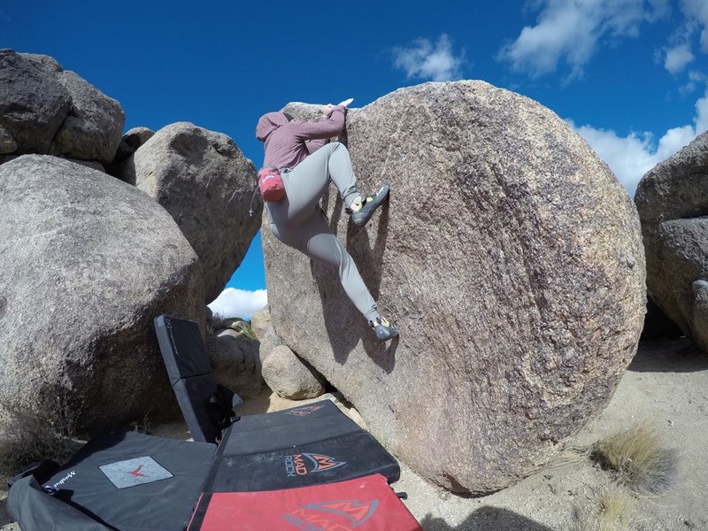 Climb Jelly Bean hand traverse, Albuquerque Area
