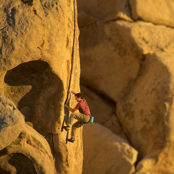 Rock Climbing in Hidden Valley Area, Joshua Tree National Park