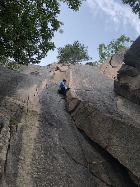 Rock Climb London Bridges, -Acadia National Park