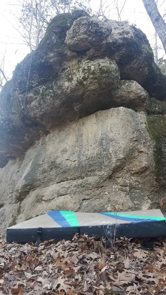 Climbing in Princess Bride boulders, EM: St. Francois State Park