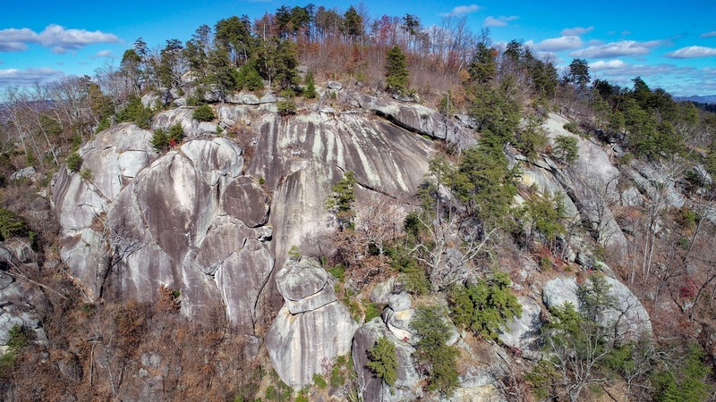 Rock Climbing in Main Wall, Big Rock Mountain