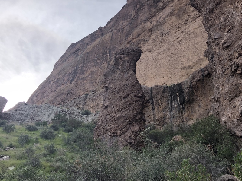 Rock Climbing in The Pickle, Central Arizona